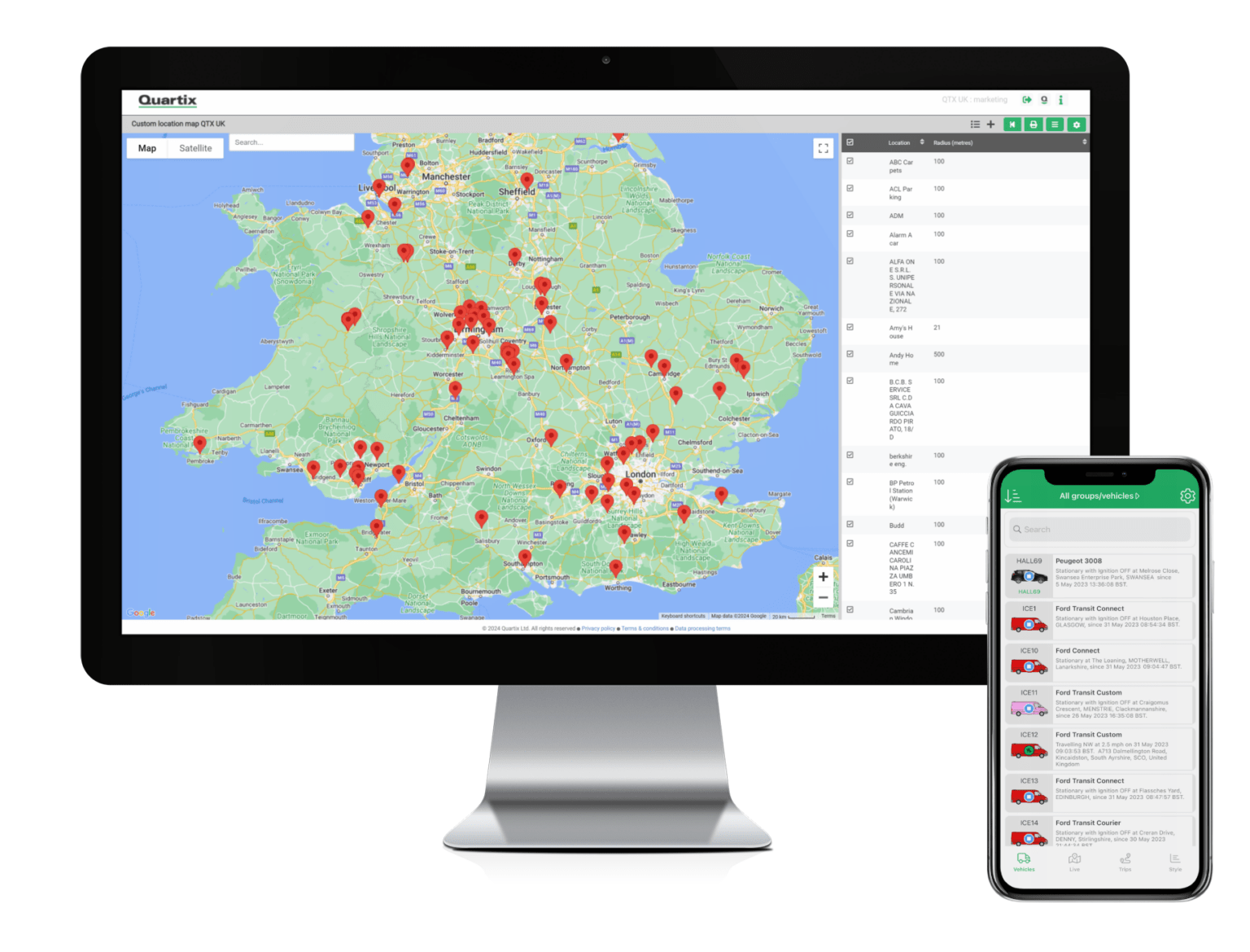 EV Vehicle Tracking - UK